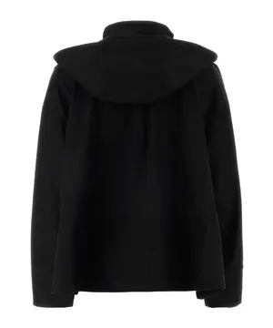 Loewe Hooded Jacket With Leather Accents