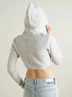 RE/DONE X Pamela Anderson Cropped Hoodie