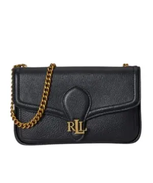 Ralph Lauren Flap Shoulder Bag With Chain Strap