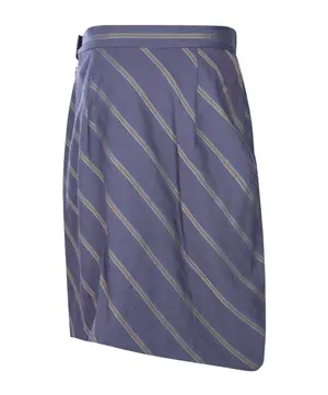 VIVIENNE WESTWOOD Striped Pleated Skirt