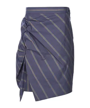 VIVIENNE WESTWOOD Striped Gathered Skirt - No