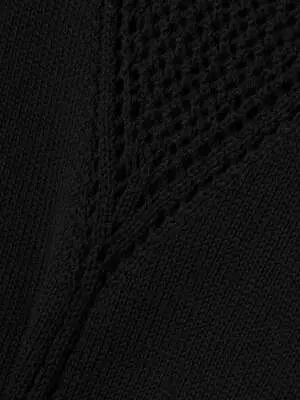 JIL SANDER Pin-hole Knitted Blended Vest