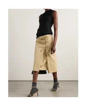 JIL SANDER Pin-hole Knitted Blended Vest
