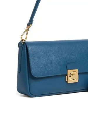 COCCINELLE C-me Lock Large Shoulder Bag - Blue