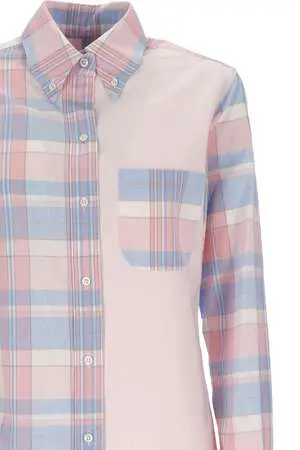 Thom Browne Checked Long-sleeved Shirt