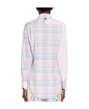 Thom Browne Checked Long-sleeved Shirt