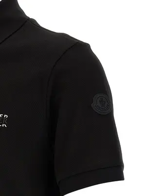 Moncler Logo Patch Short-sleeved Polo Shirt