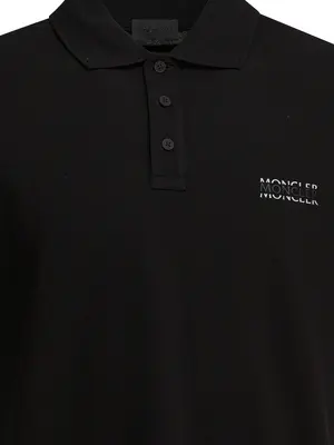 Moncler Logo Patch Short-sleeved Polo Shirt