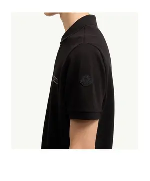 Moncler Logo Patch Short-sleeved Polo Shirt