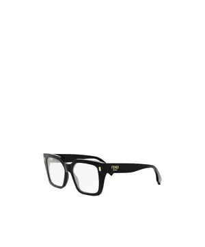 Fendi Square Frame Eyeglasses - Black