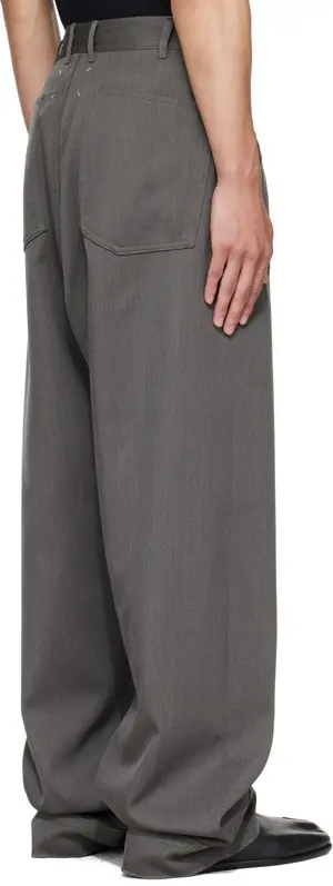 MAISON MARGIELA Cuffed Straight Leg Pants