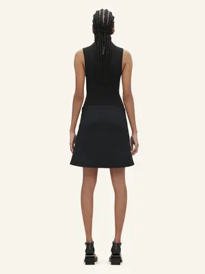 COURREGES Sleeveless High Neck Bodysuit