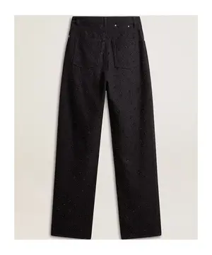 GOLDEN GOOSE Embellished Tweed Trousers