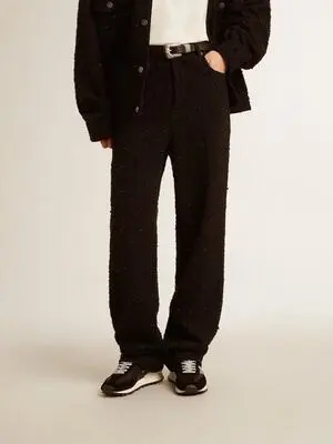 GOLDEN GOOSE Embellished Tweed Trousers