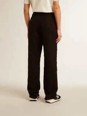 GOLDEN GOOSE Embellished Tweed Trousers