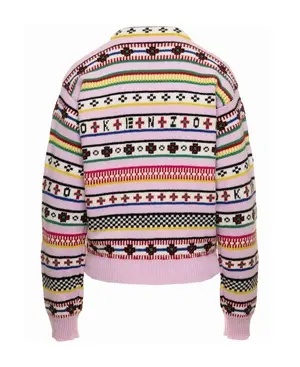 Kenzo Fair Isle Jacquard Knit Jumper - Multicolor