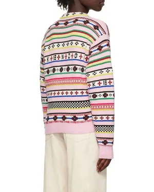 Kenzo Fair Isle Jacquard Knit Jumper - Multicolor
