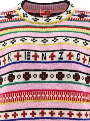 Kenzo Fair Isle Jacquard Knit Jumper