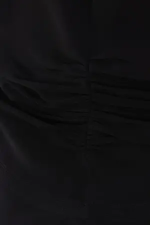 Saint Laurent Ruffled Long-sleeve Blouse