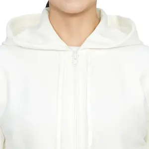 Play Comme Des Garcon Long Sleeve Hooded Sweatshirt - White