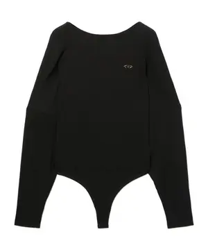 Emilio Pucci Jersey Bodysuit With Cape Effect Sleeves