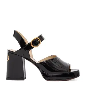 Valentino Garavani Fawcette Vlogo Signature Sandals - Black