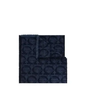 FERRAGAMO Logo Scarf - Black