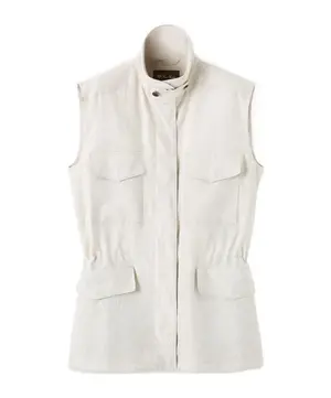 Loro Piana Sleeveless Gilet With Multiple Pockets - No