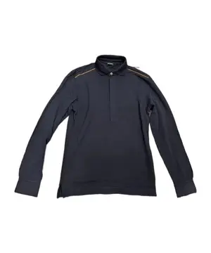 Zegna Stripe-detailed Long Sleeved Polo Shirt