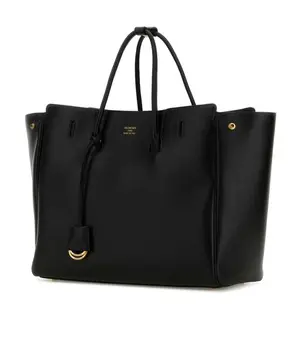 Balenciaga Hampton Logo Printed Tote Bag - Black
