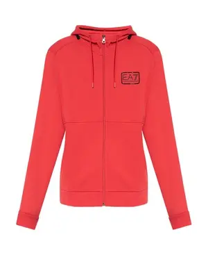 EA7 Zip-up Logo Detail Cardigan