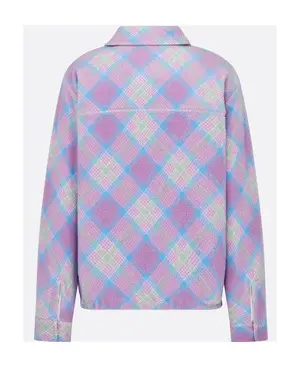 Dior By Erl Long-sleeved Trucker Sweatshirt, Relaxed Fit