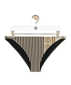 Loewe Bikini Bottoms In Technical Jersey - Black