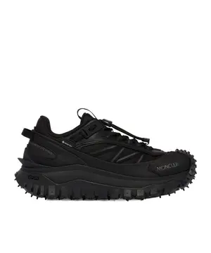 Moncler Lace-up Platform Sneakers - Black