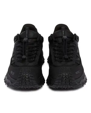 Moncler Lace-up Platform Sneakers - Black