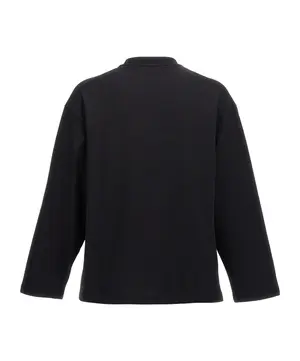 JIL SANDER Logo Print Long Sleeve T-shirt - No