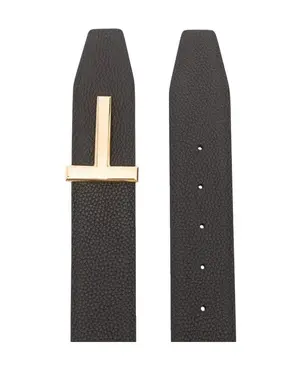 TOM FORD T Icon Reversible Belt - Black