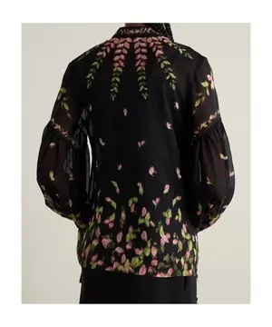 Erdem Floral Printed Long Sleeve Shirt