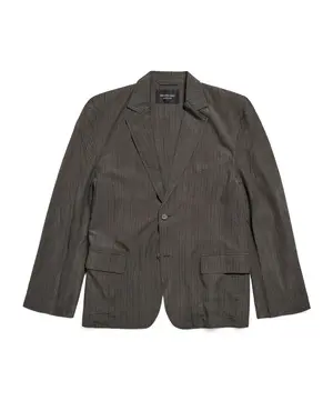 Balenciaga Pinstriped Oversized Tailored Jacket