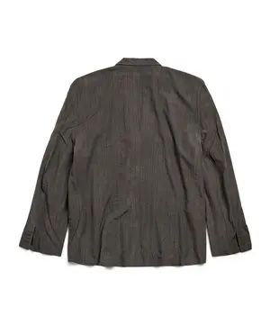 Balenciaga Pinstriped Oversized Tailored Jacket