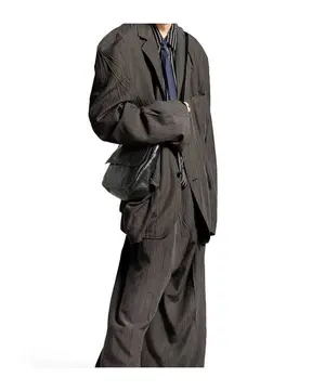 Balenciaga Pinstriped Oversized Tailored Jacket