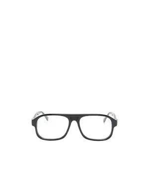 Moncler Square Frame Eyeglasses - Black