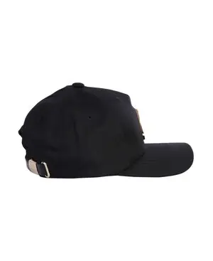 Moose Knuckles Metallic Logo Icon Baseball Cap - Black