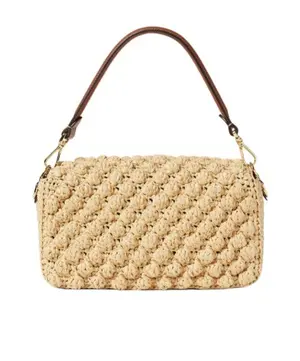 Fendi Baguette Foldover-top Shoulder Bag - Light Brown