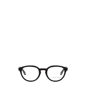 Giorgio Armani Round Frame Eyeglasses - Black