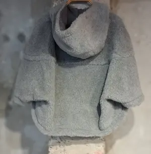 Max Mara Long Sleeve Fur Hooded Jacket
