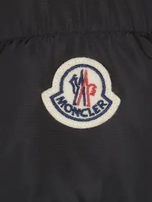 Moncler Avocette Hooded Long Puffer Jacket - Black