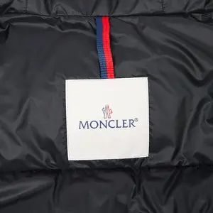 Moncler Avocette Hooded Long Puffer Jacket - Black