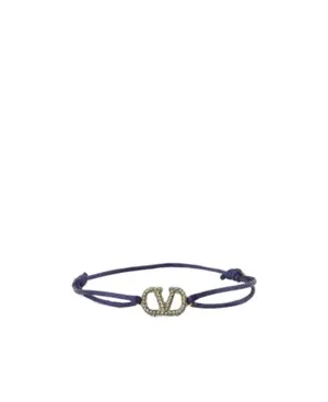 Valentino Garavani Logo Bracelet - Blue