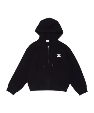Celine Hooded Cardigan - Navy Blue